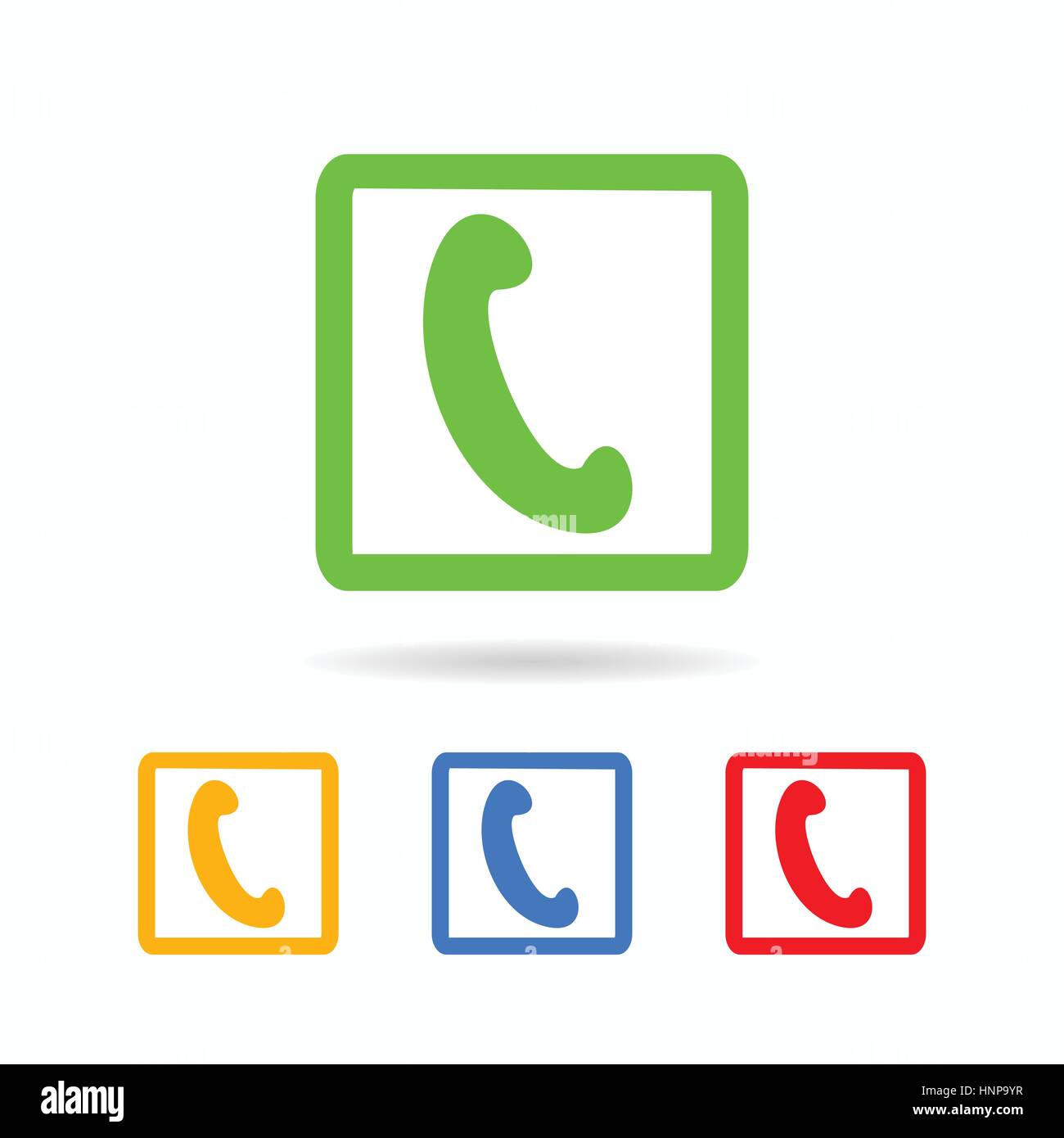 phone icon. isolated on white background Stock Vector Image & Art - Alamy