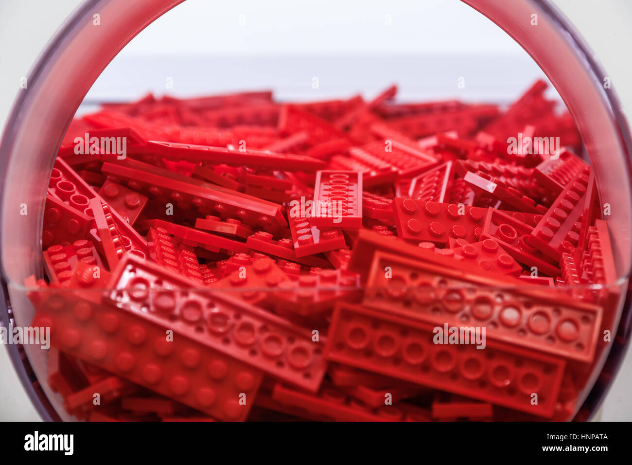 Red brick toy hi-res stock photography and images - Alamy