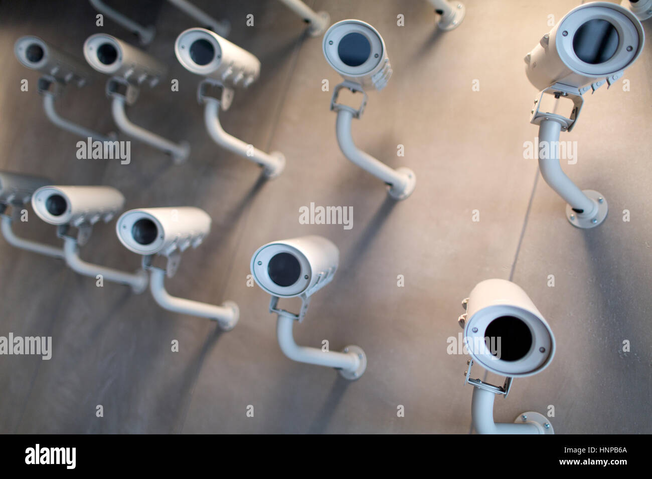 spy museum in Berlin: security cameras Stock Photo - Alamy