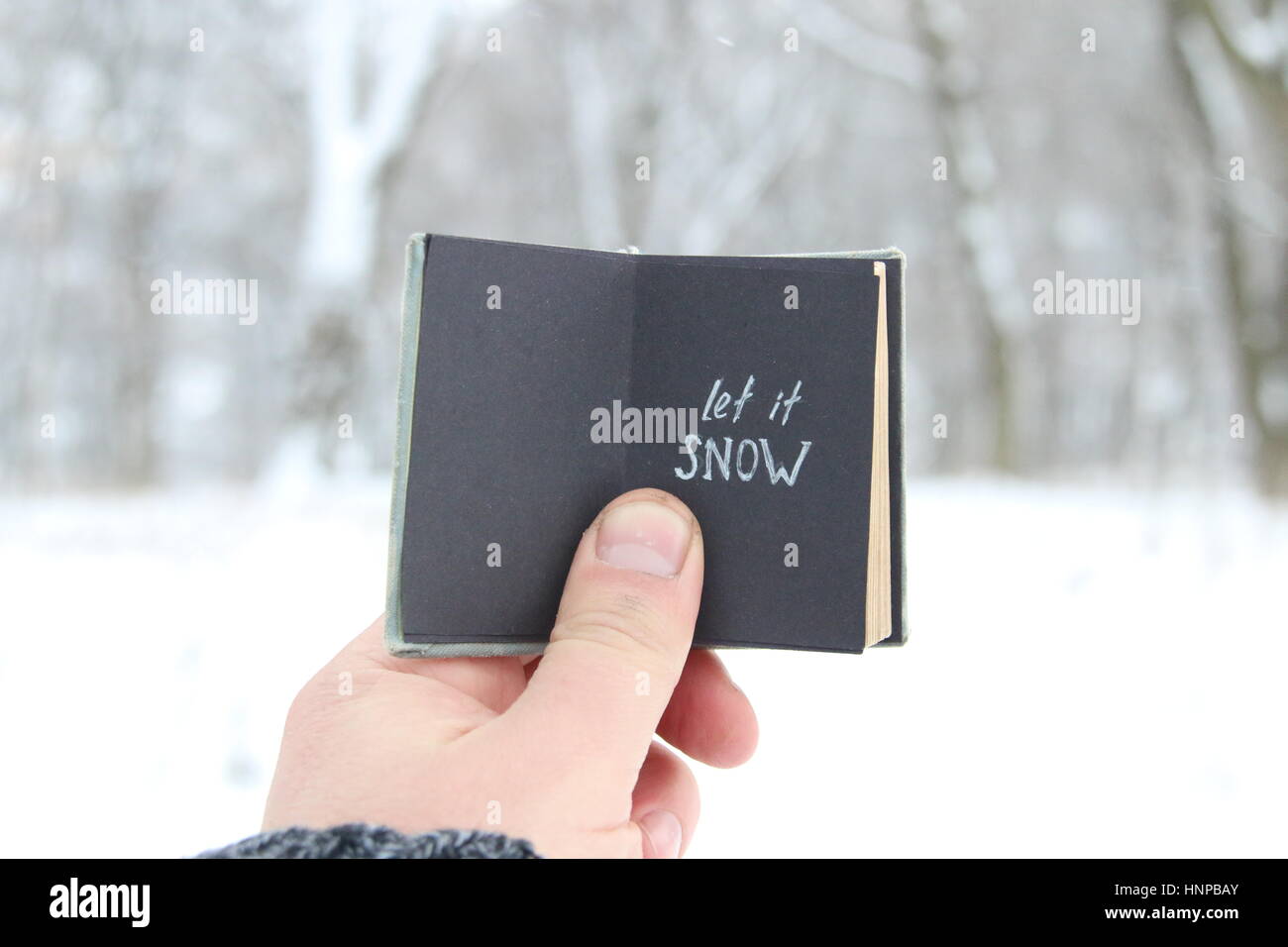 Let it snow hi-res stock photography and images - Alamy