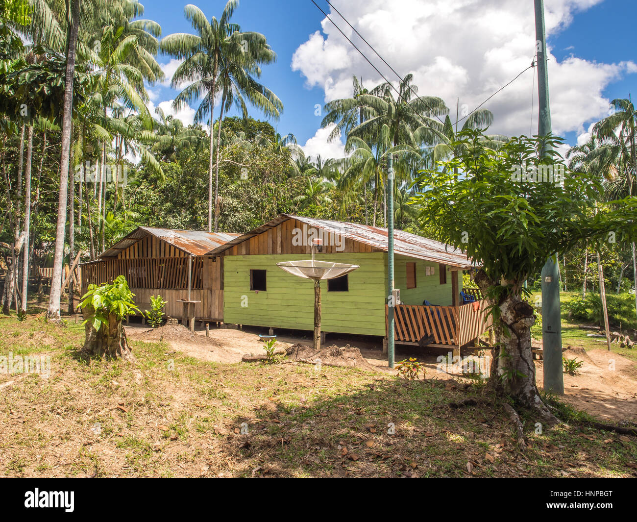 Amazon jungle village in brazil hi-res stock photography and images - Alamy