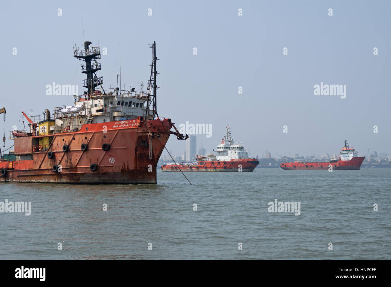 India indian cargo ship mumbai hi-res stock photography and images - Alamy