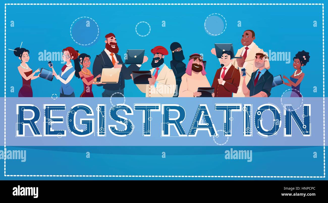 Log in people online Stock Vector Images - Alamy