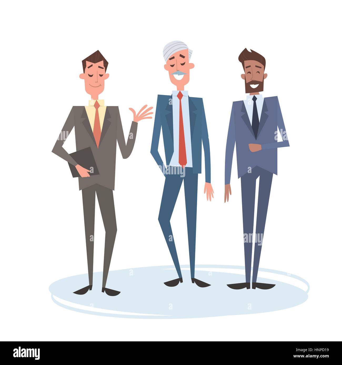 Business Man Group Team Human Resources Colleagues Stock Vector Image ...