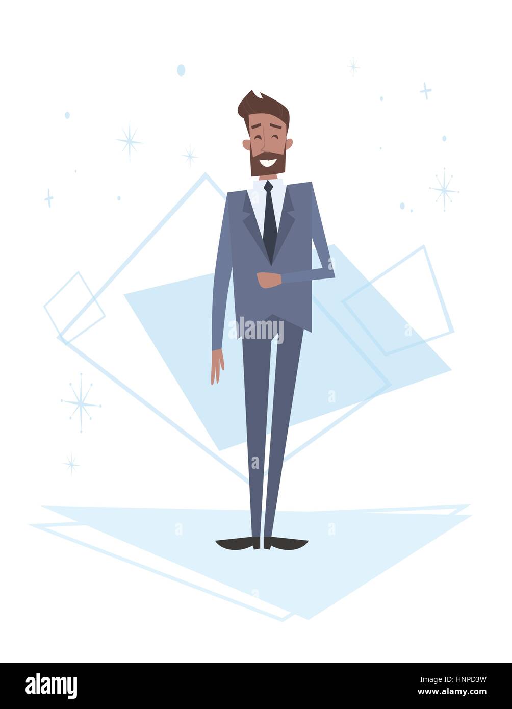 Business Man Human Resources, African American Businessman Cartoon ...