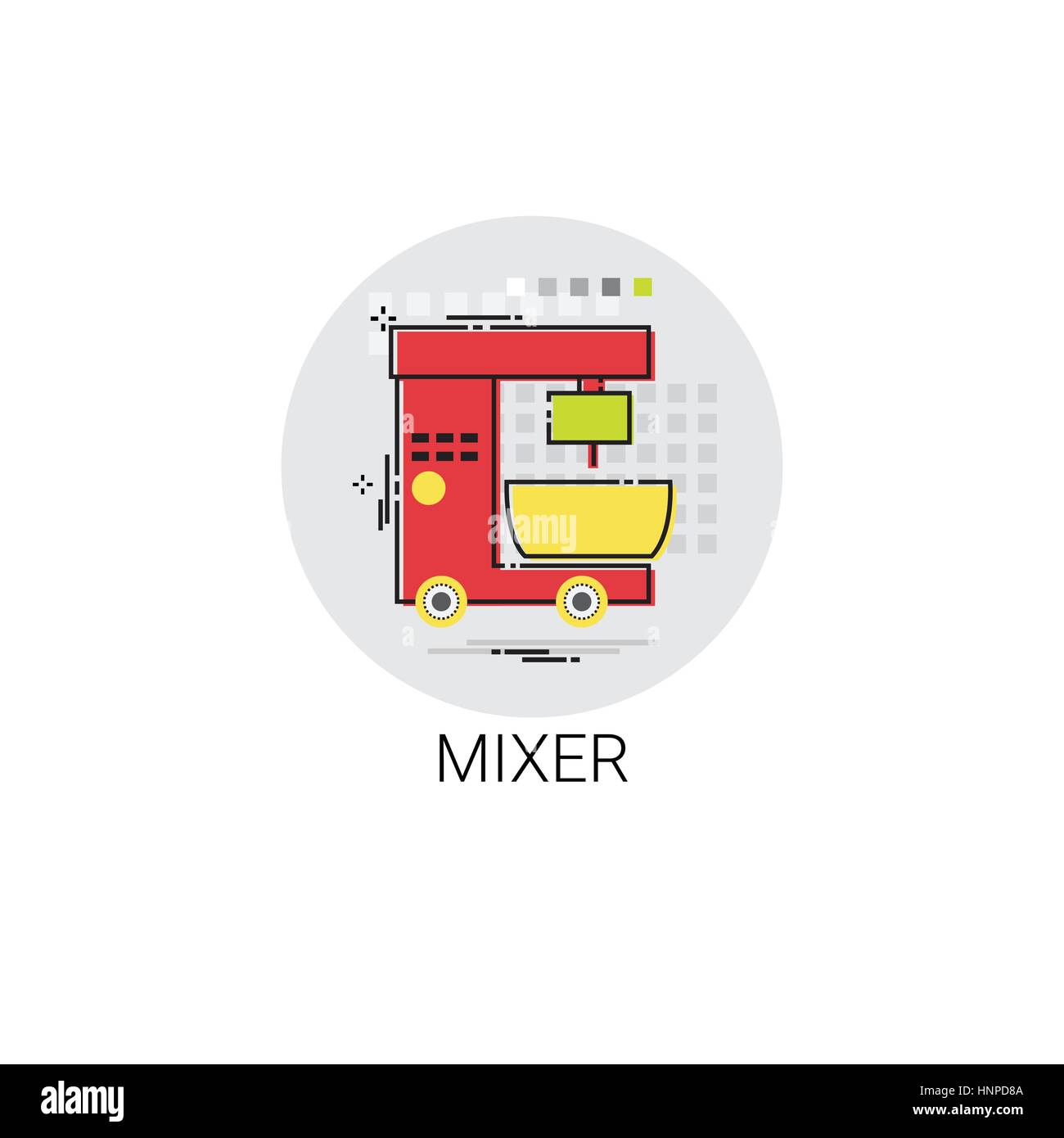 Mixer Electronic Cooking Utensils Icon Stock Vector Image & Art - Alamy