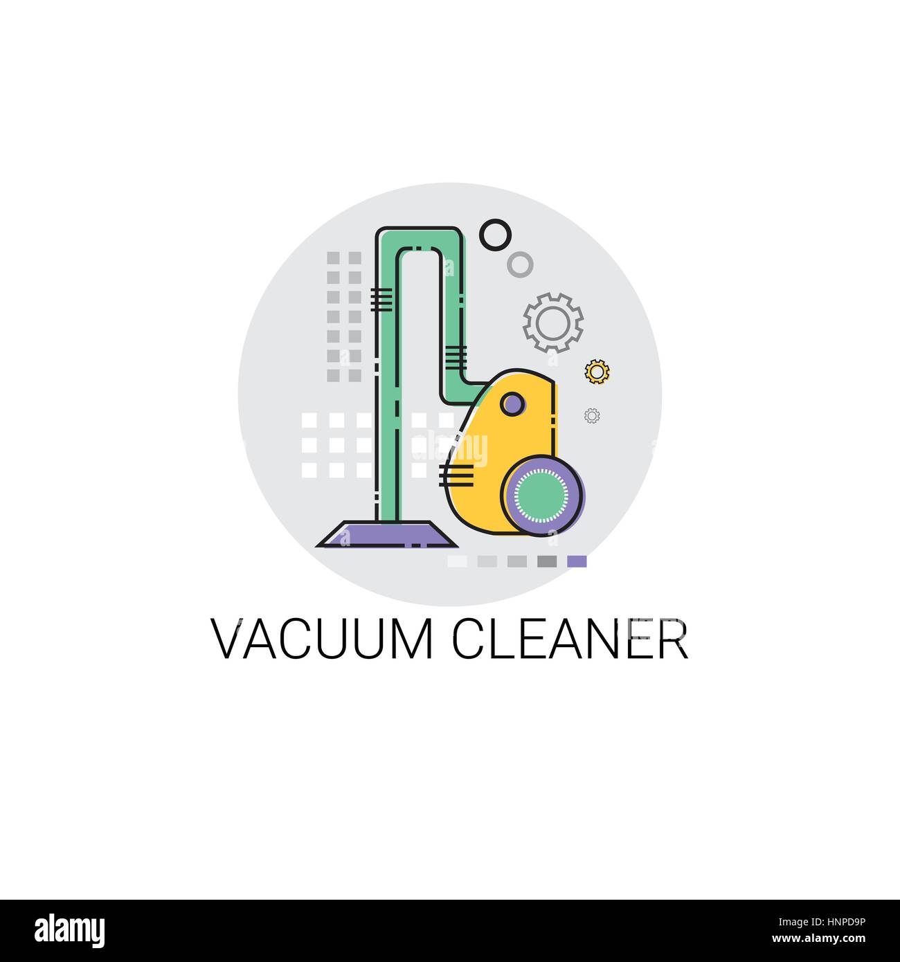 Vacuum cleaner concept icon Cut Out Stock Images & Pictures - Alamy