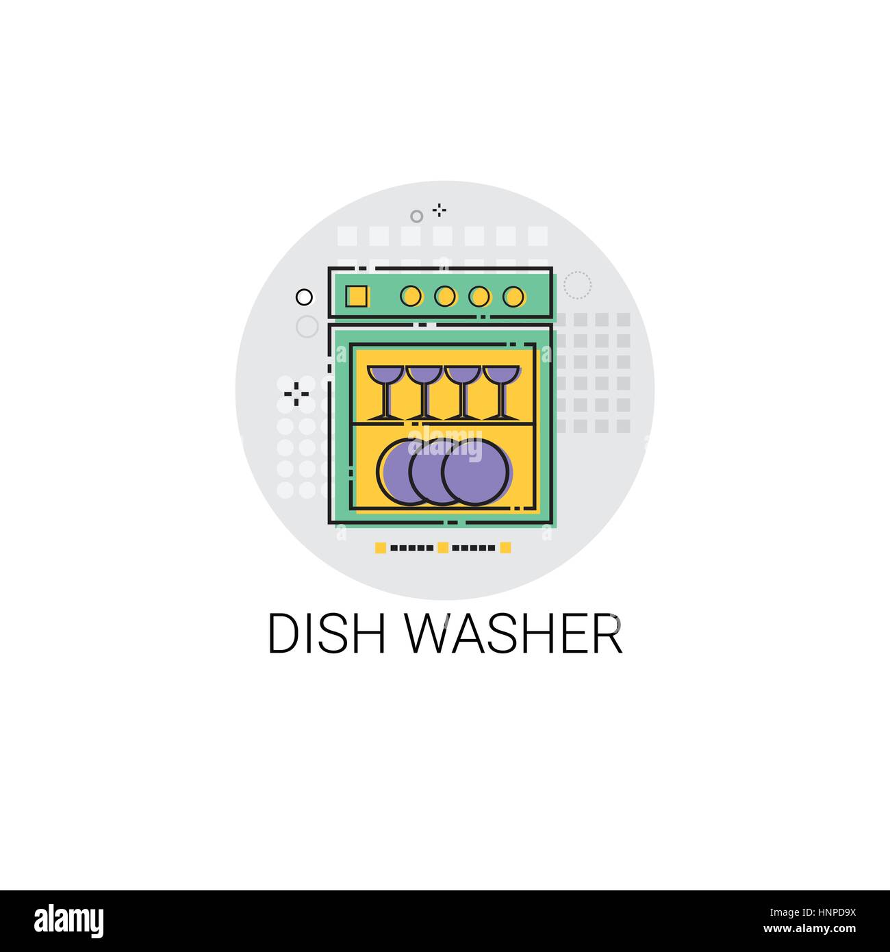 Dishwashing Stock Vector Images - Alamy