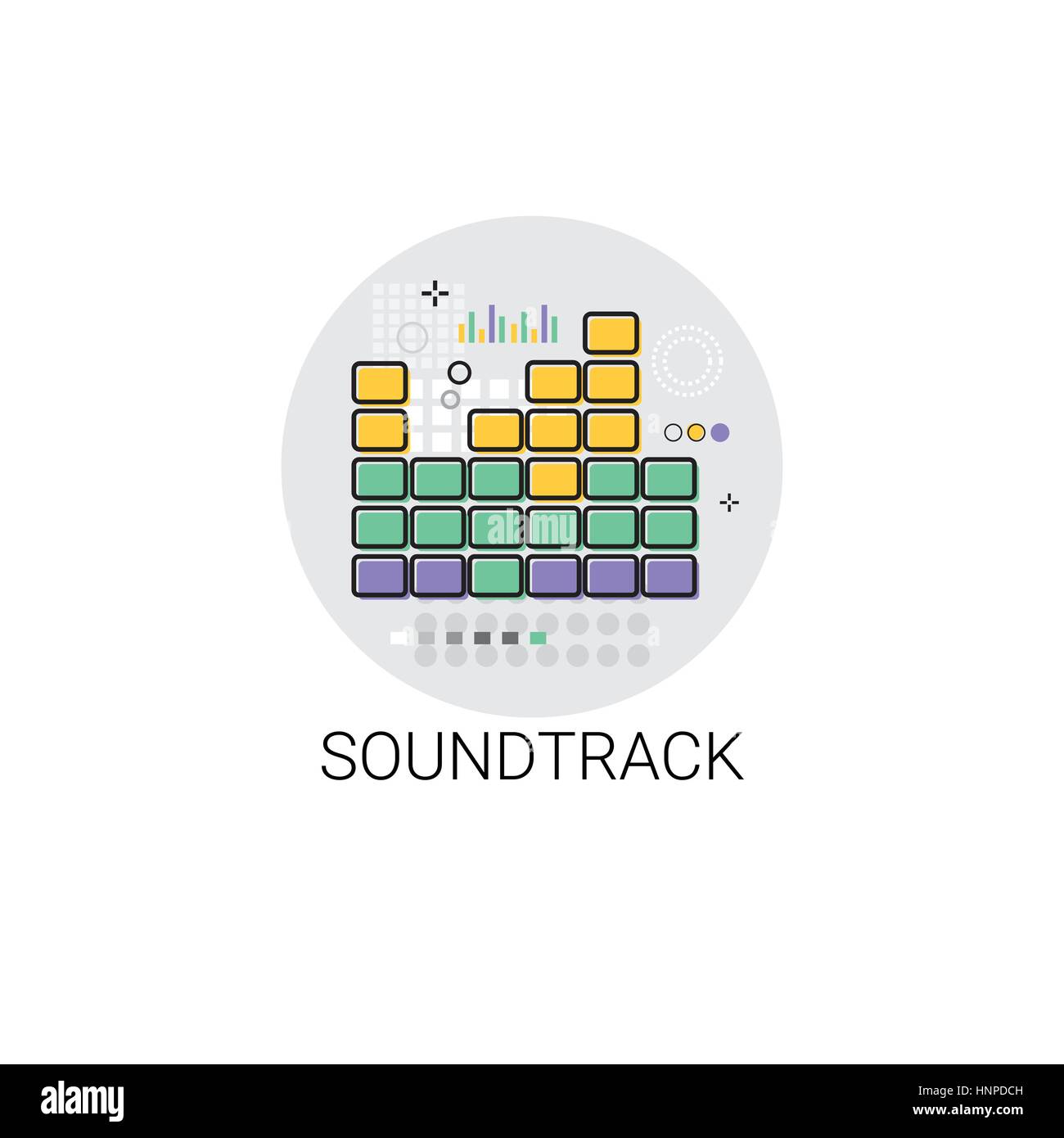 Film music soundtrack Stock Vector Images - Alamy