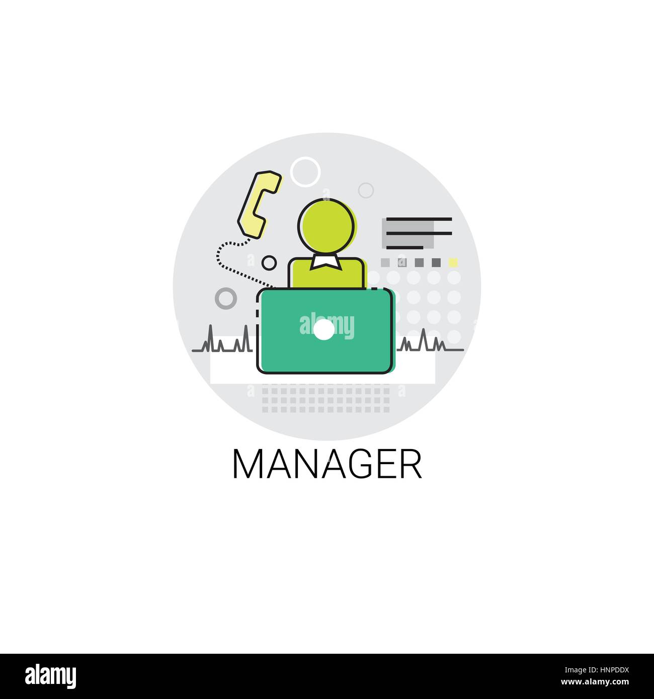 Construction management team Stock Vector Images - Alamy