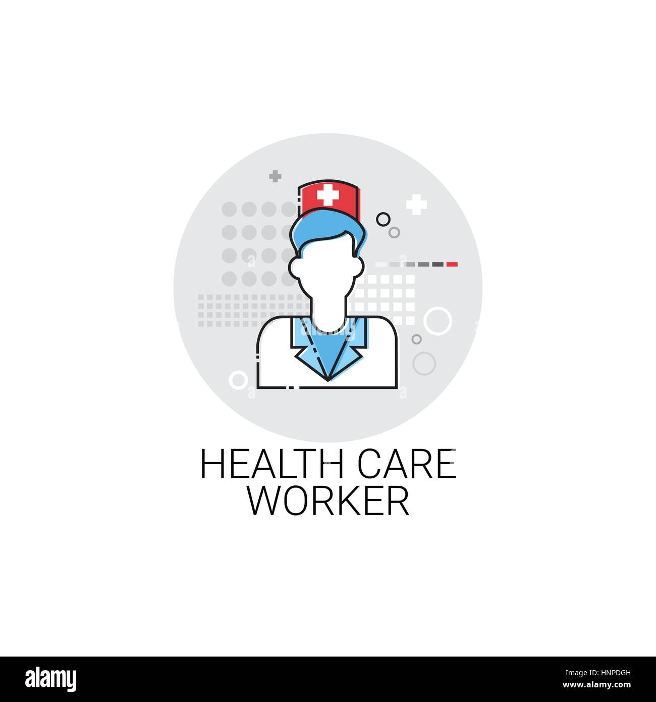 Care worker Stock Vector Images - Alamy