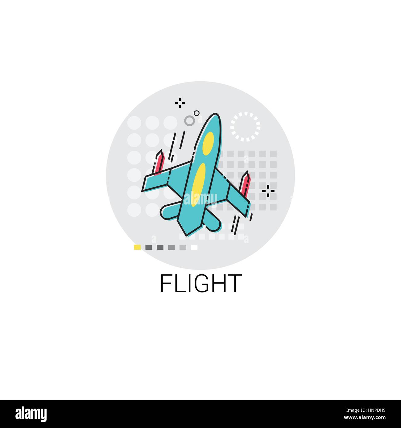 Flight Plane Airline Transport Icon Stock Vector Image & Art - Alamy