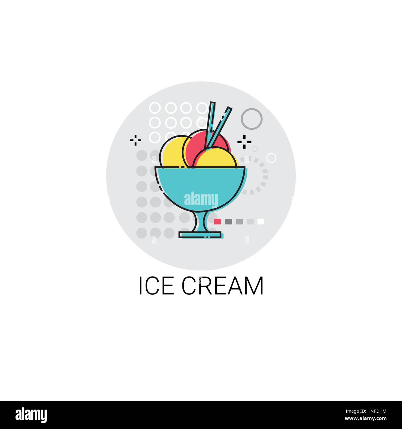 White ice cream cup Stock Vector Images - Alamy