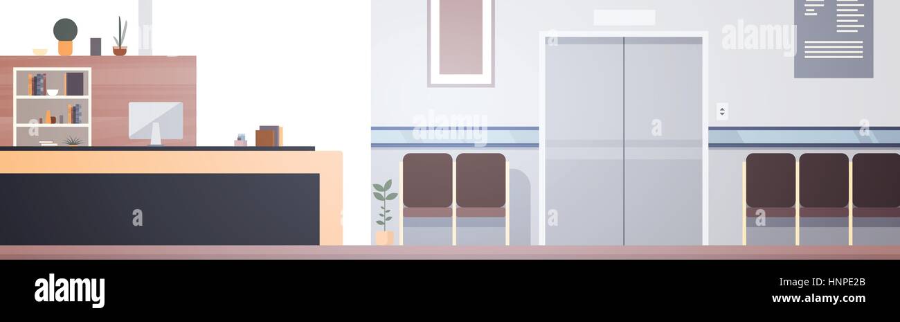 Empty medical hall Stock Vector Images - Alamy