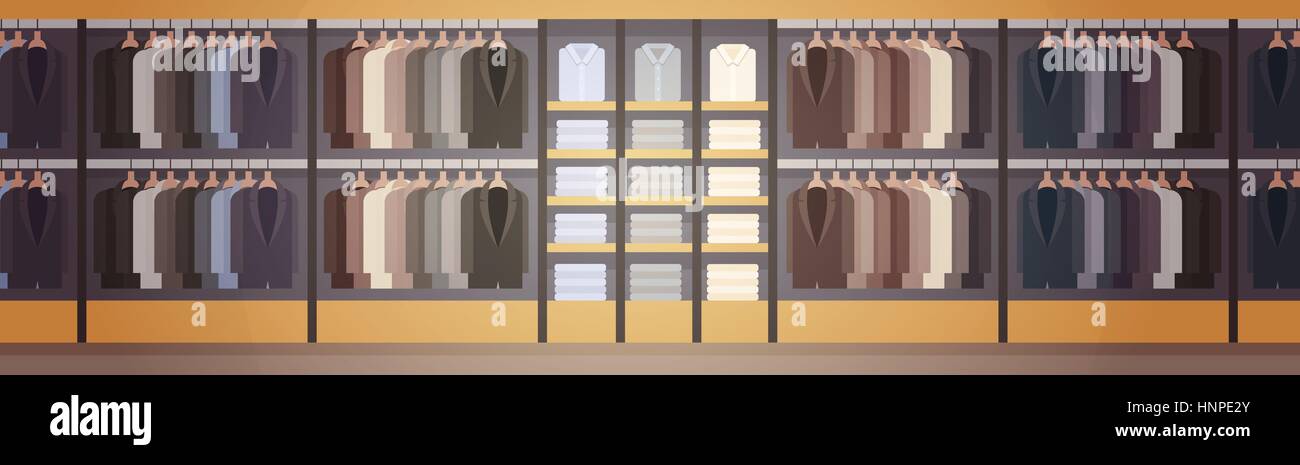 Big Fashion Shop Super Market Male Clothes Shopping Mall Interior ...