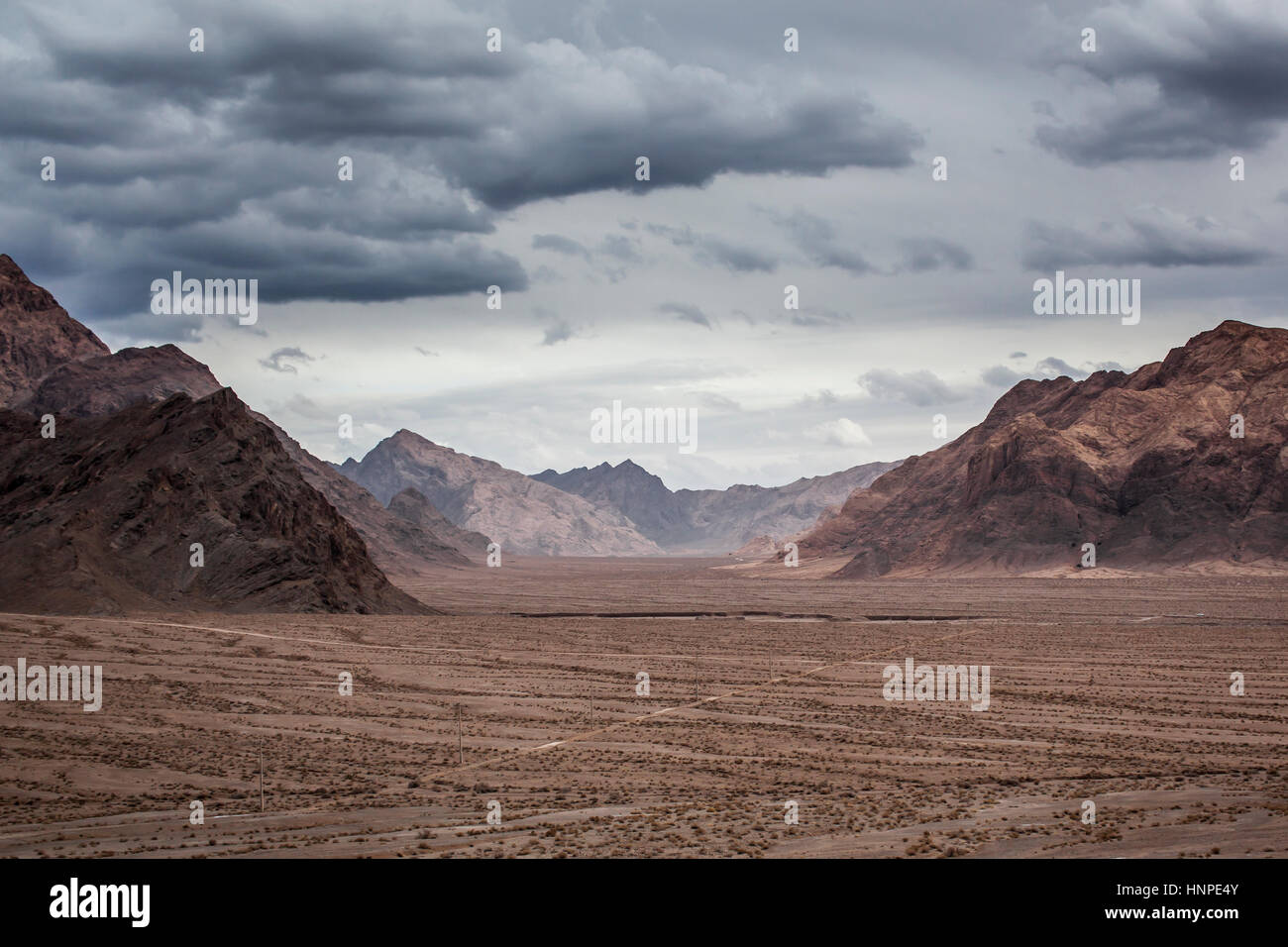 Desert Valley, Iran Stock Photo - Alamy
