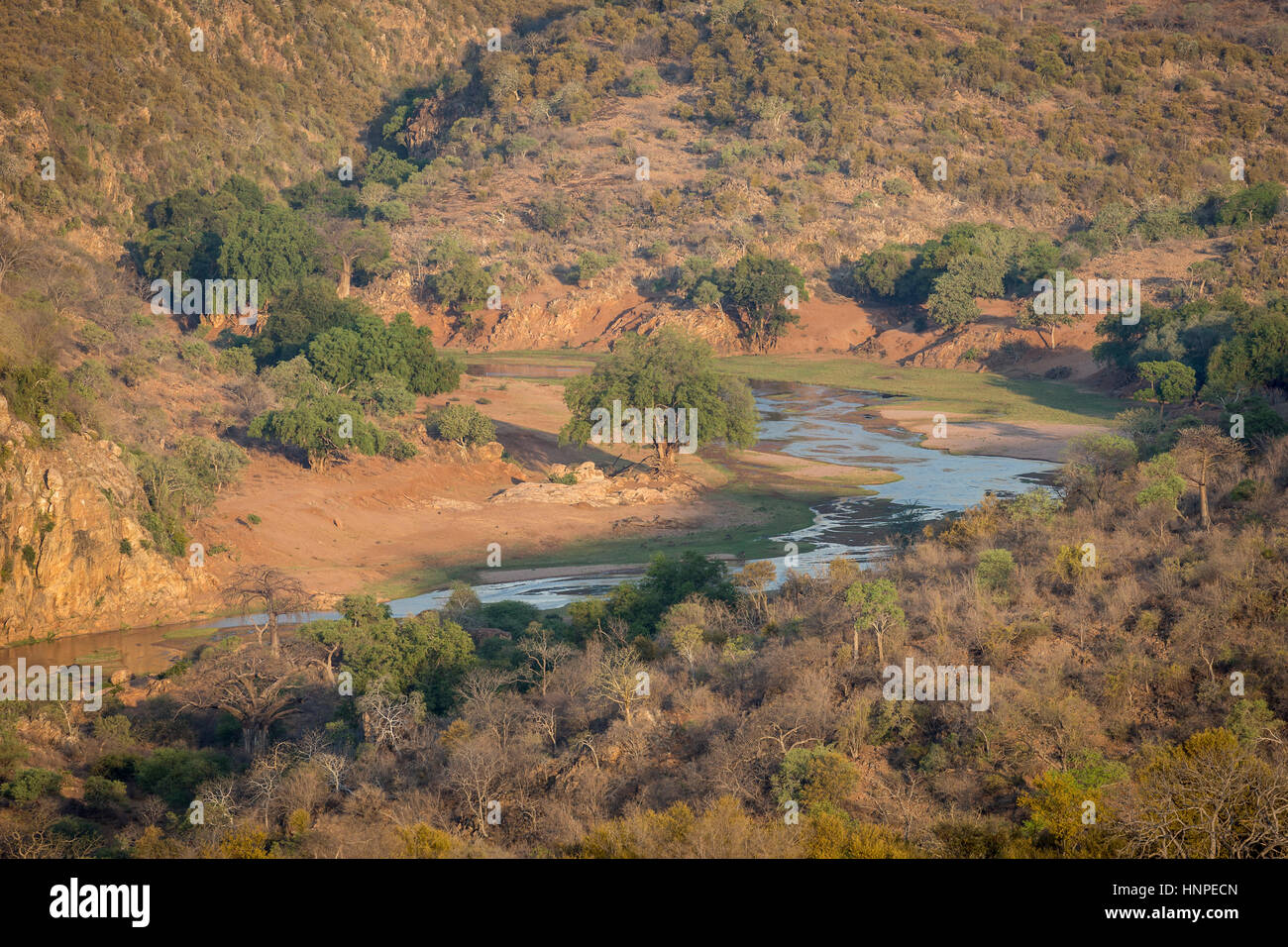 Luvuvhu River, Kruger National Park, Republic of South Africa Stock ...