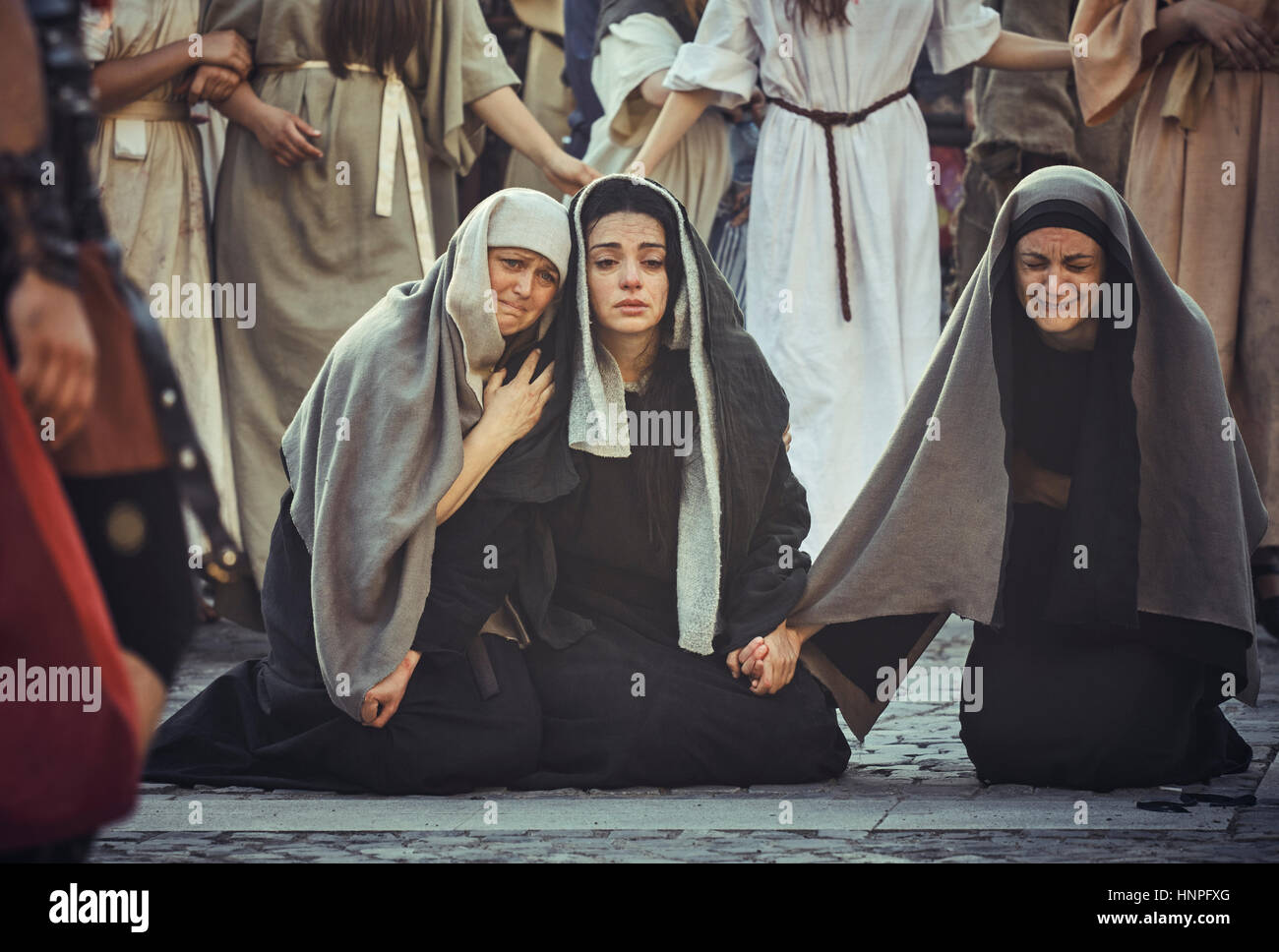 Portrayal of grief hi-res stock photography and images - Alamy