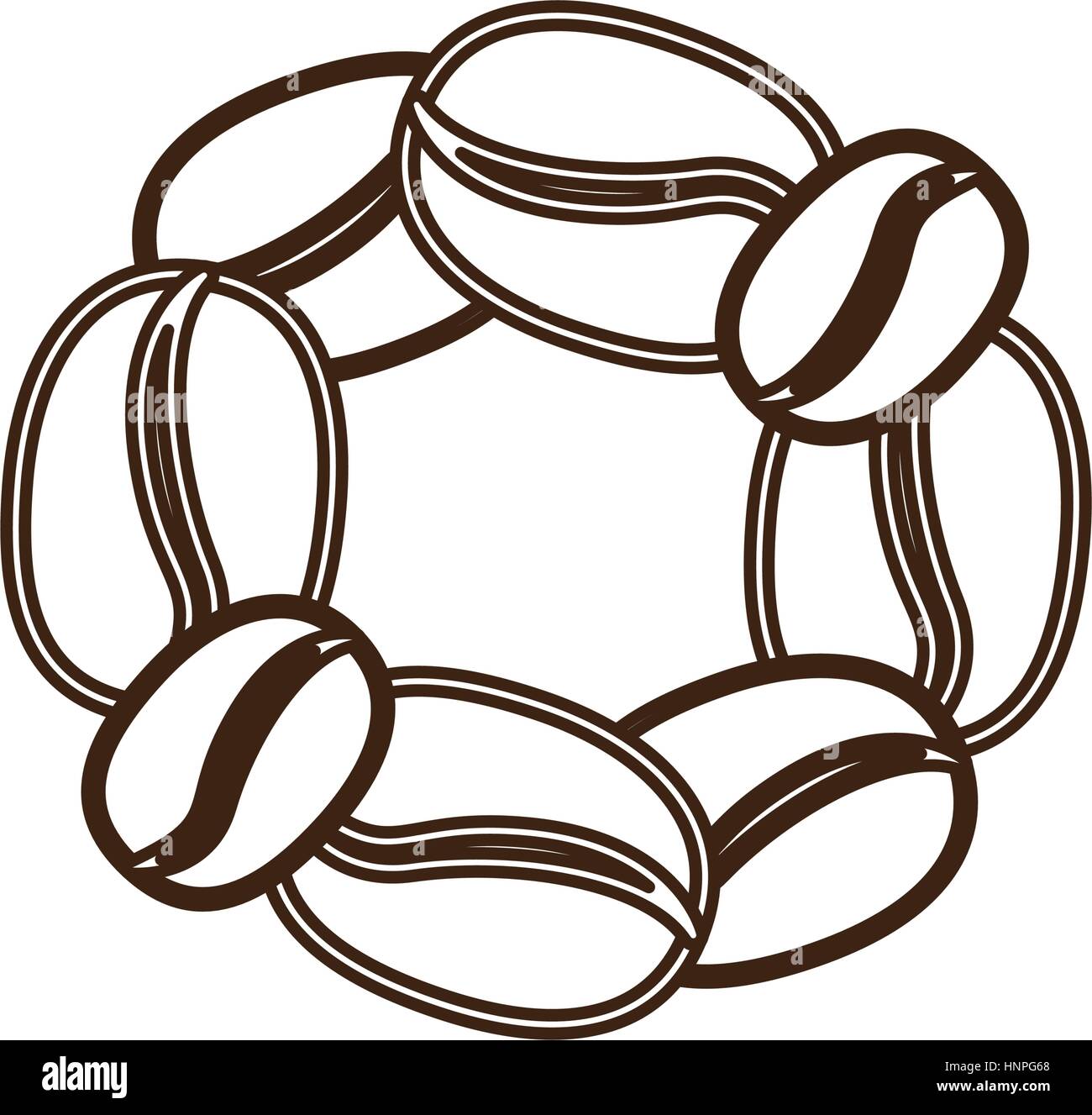 coffee grains icon image design, vector illustration Stock Vector Image ...
