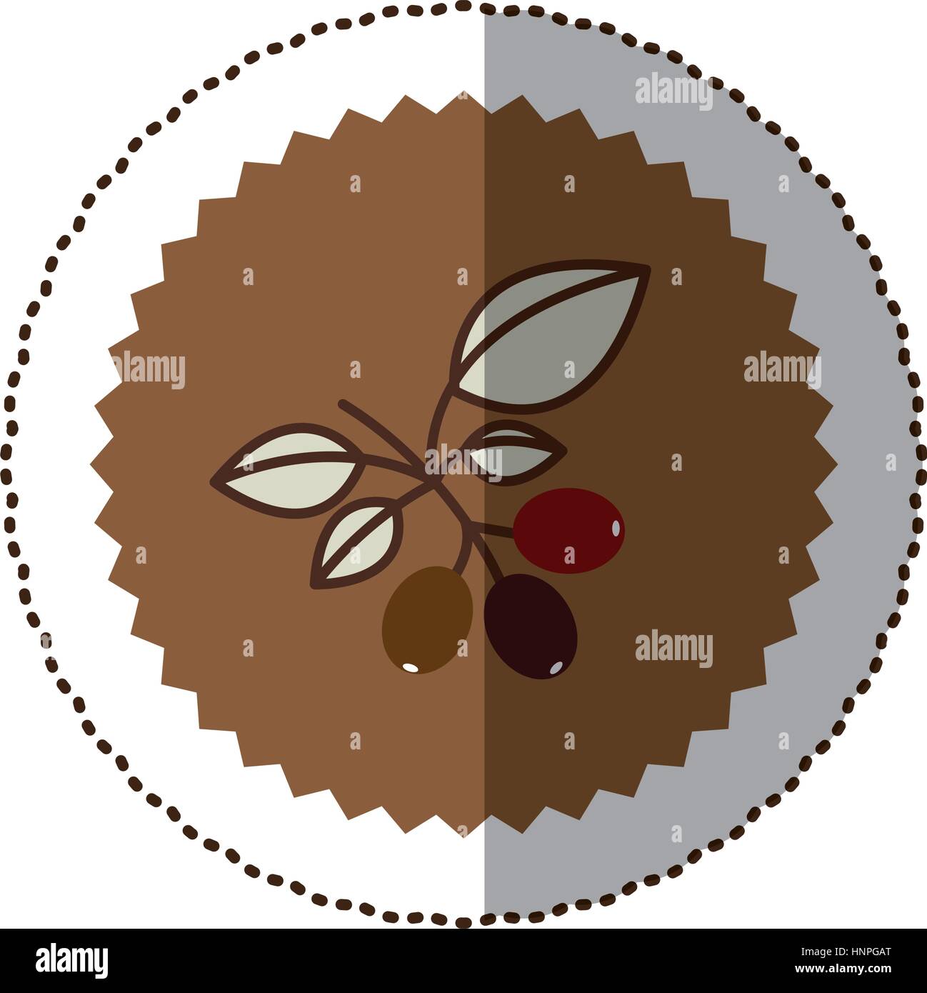 Coffee tree icon image design hi-res stock photography and images - Alamy