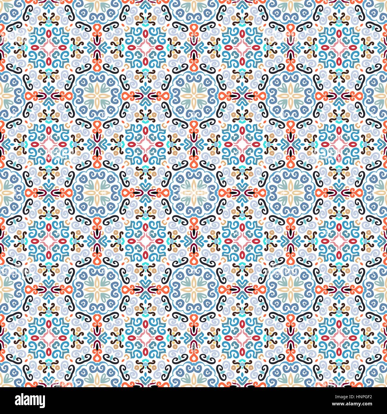 Blue Floral Pattern Weave Elements Stock Vector Image & Art - Alamy