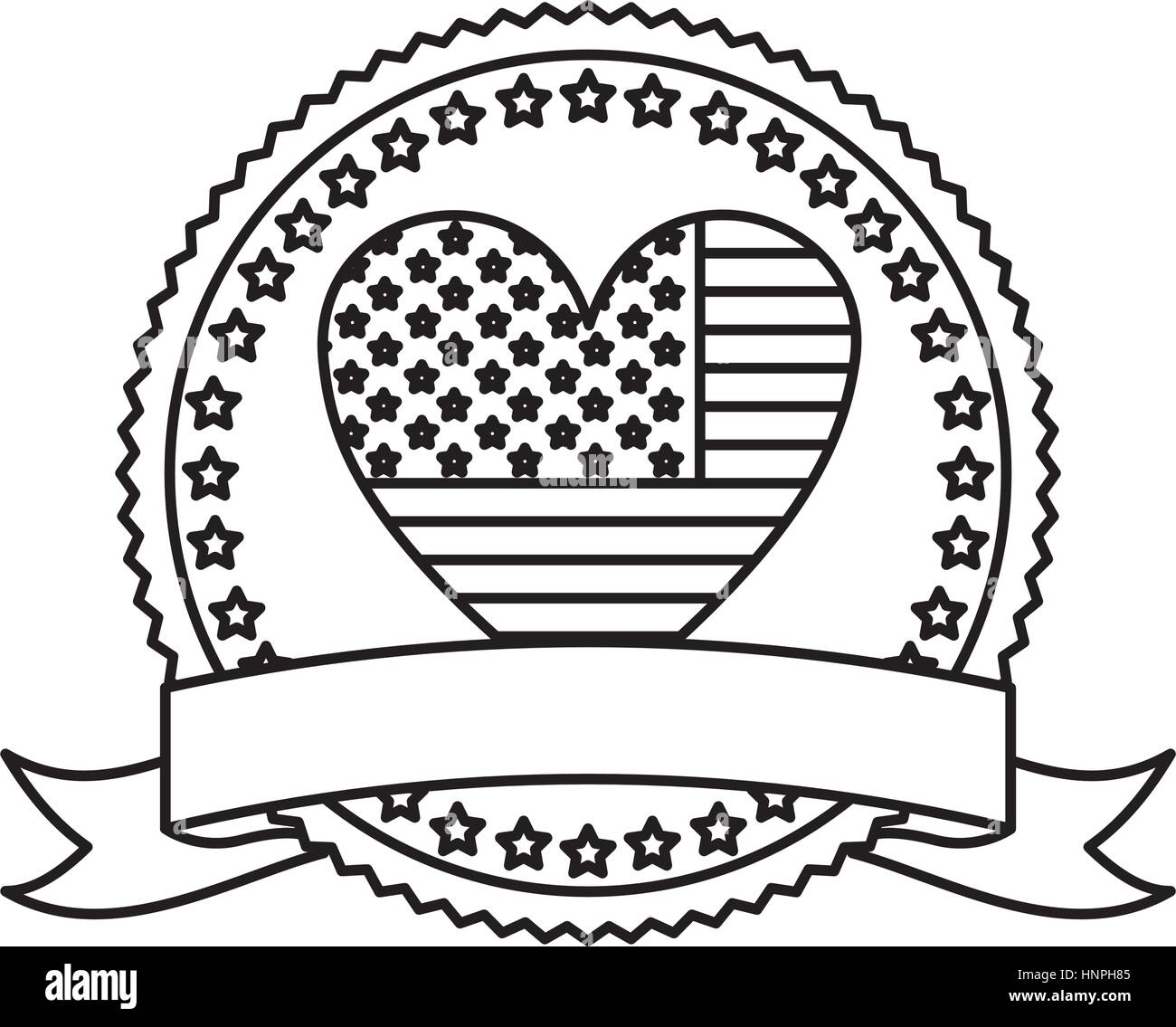 Symbol american seal sign icon, vector illustration Stock Vector Image ...