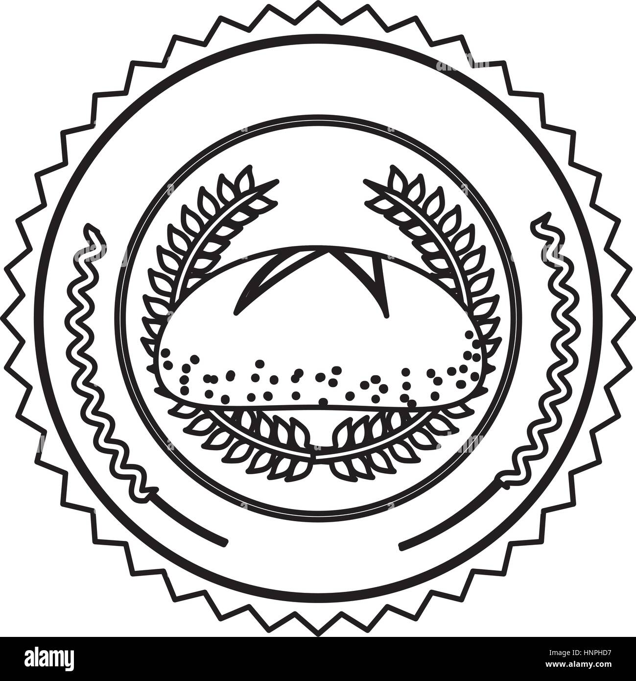 emblem breads symbol icon design, vector illustration Stock Vector ...