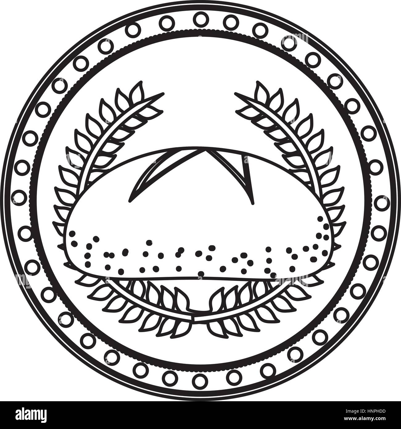 emblem breads symbol icon design, vector illustration Stock Vector ...
