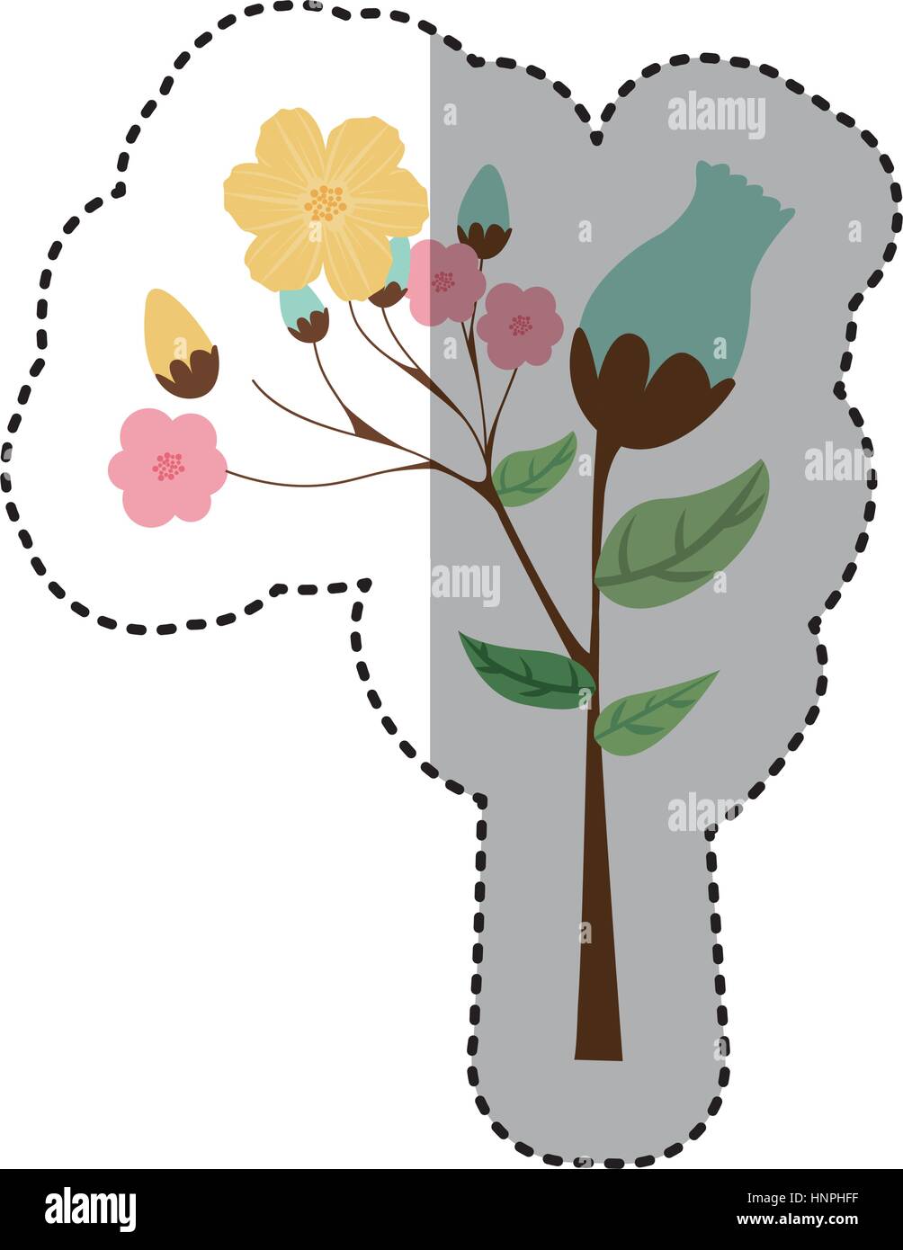 Tulip stock vector Cut Out Stock Images & Pictures - Alamy