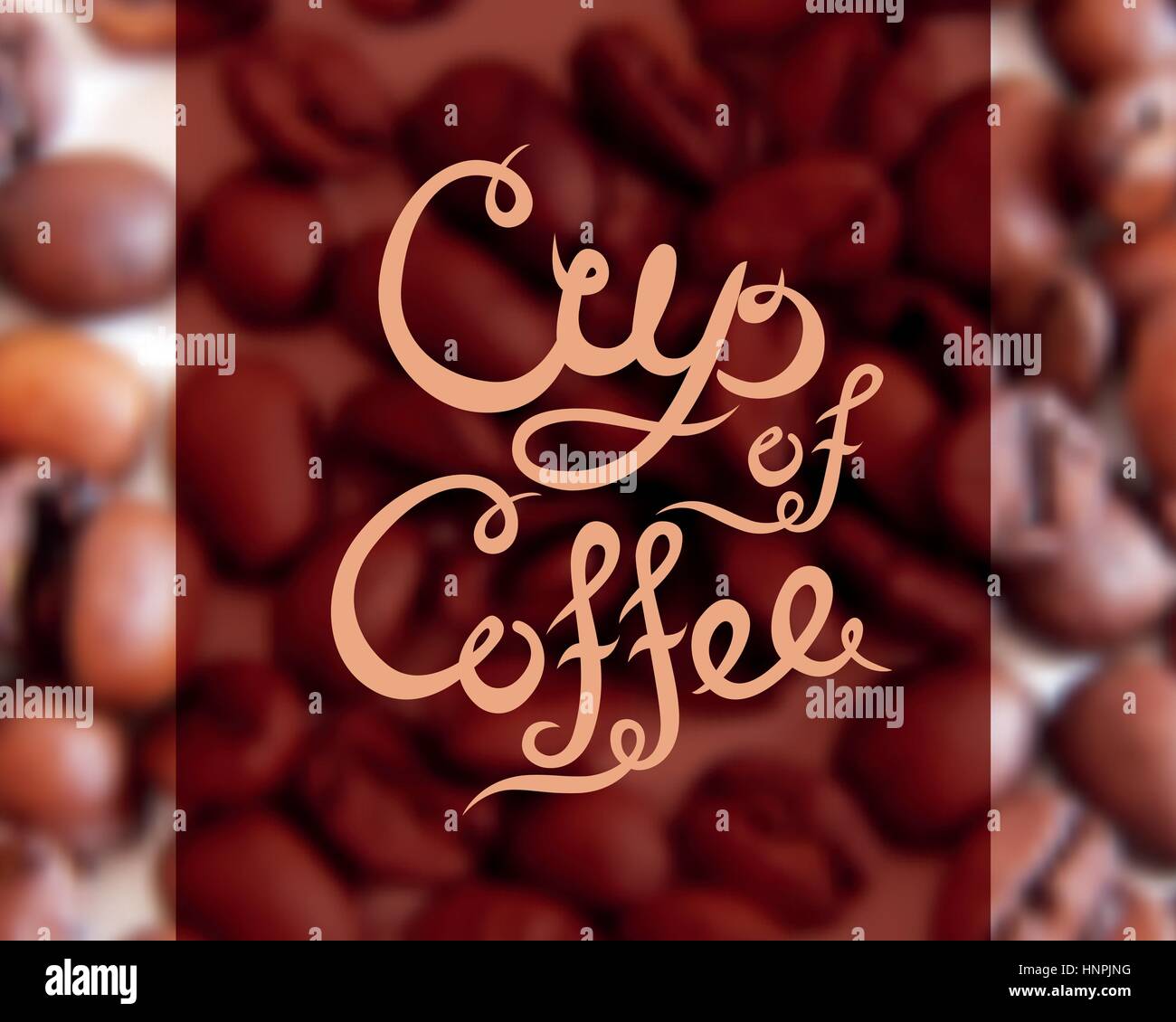 Typographic hand drawn composition for decorating the cafe. Coffee ...