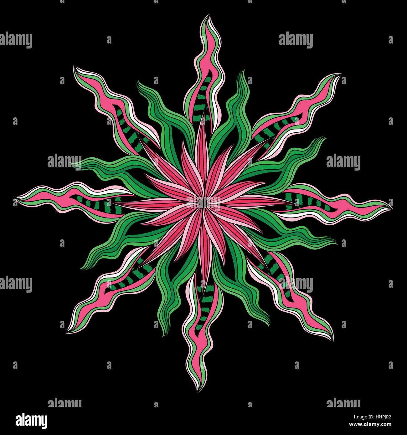 Mehndi ornament page Stock Vector Images - Alamy