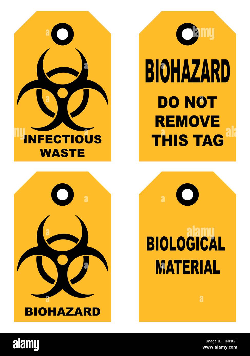 Biohazard symbol sign of biological threat alert, black yellow signage ...