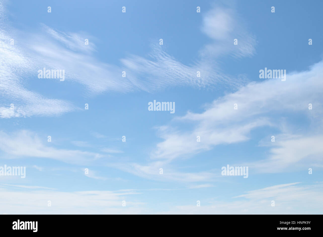 beautiful blue sky with light clouds Stock Photo - Alamy