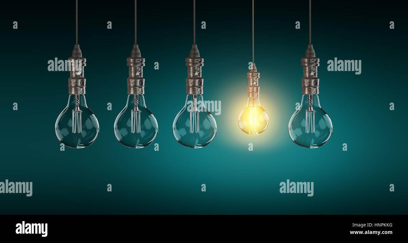 Light bulb lamps. 3D rendering Stock Photo - Alamy