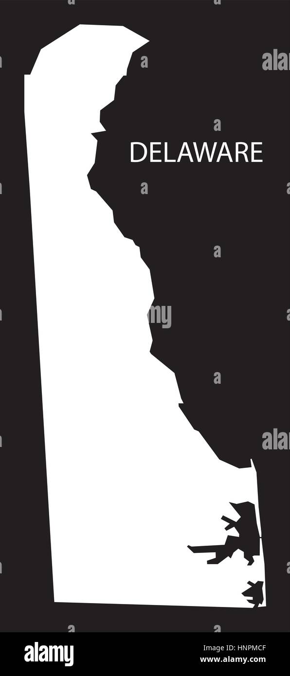 Delaware administrative map Stock Vector Images - Alamy