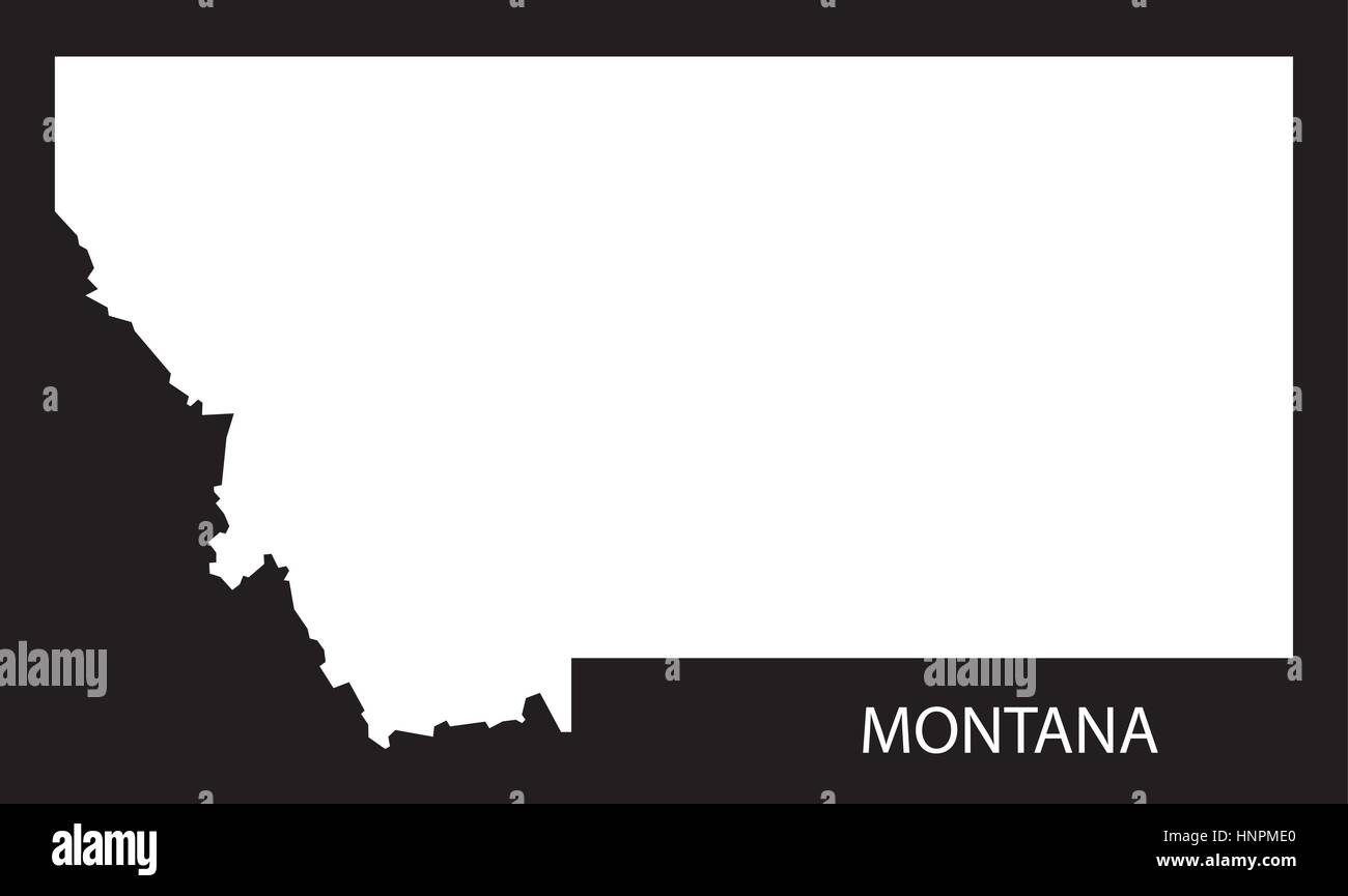 United america map montana territory Stock Vector Images - Alamy