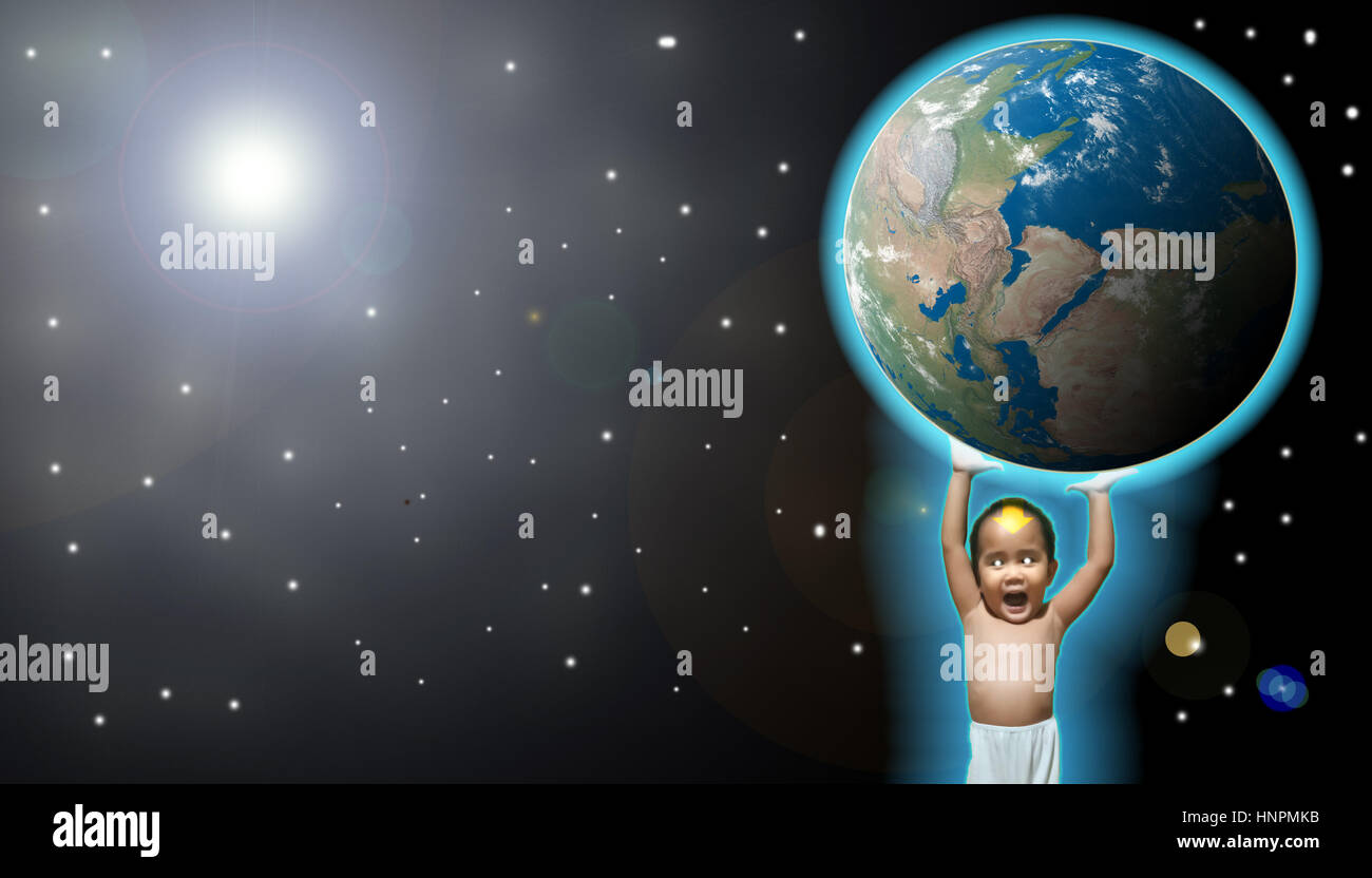 Strongest Baby in the world Stock Photo - Alamy