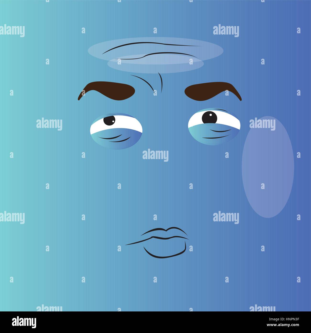 Abstract cartoon face Stock Vector Image & Art - Alamy
