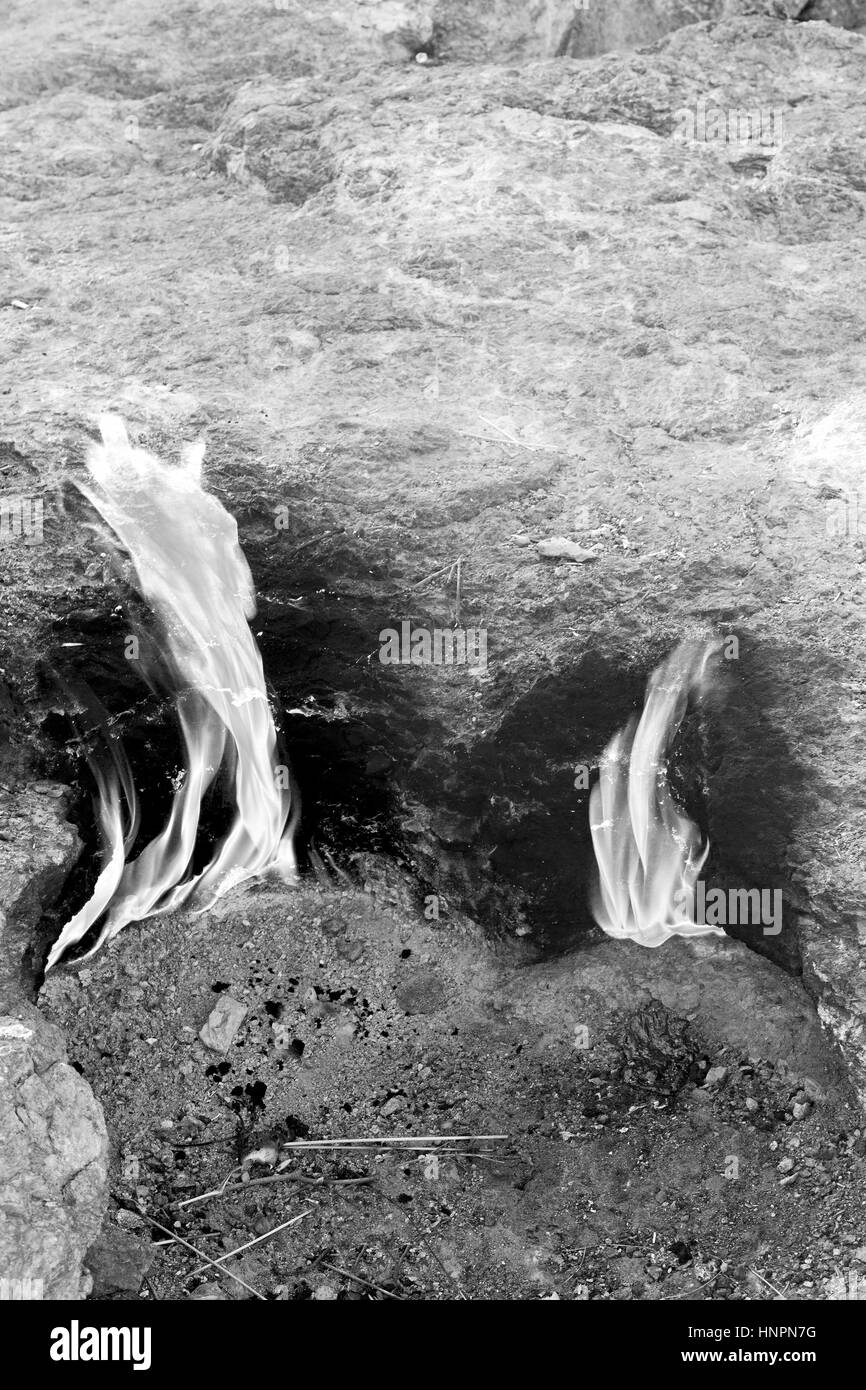 blur in turkey the chimera eternal fire from natural gas in the rocks ...