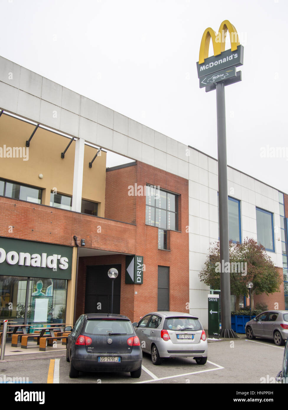 Mac Cafè at Mac Donalds Stock Photo - Alamy