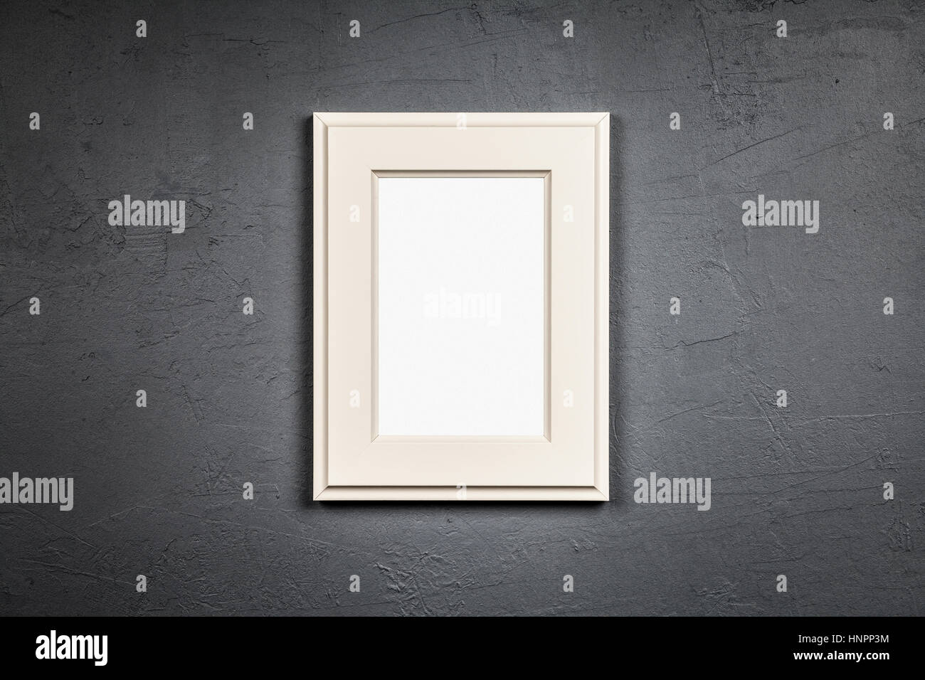 Picture frame on dark background Stock Photo - Alamy