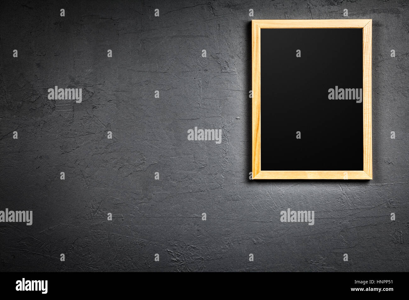 Picture frame on dark background Stock Photo - Alamy