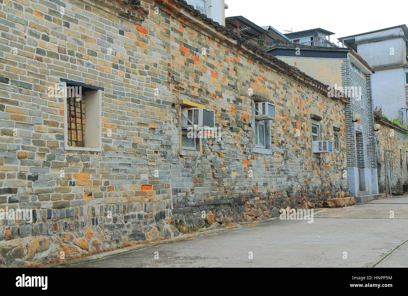 Ping Shan Heritage Trail historical street in Hong Kong Stock Photo - Alamy