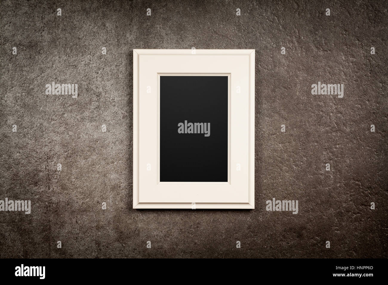 Picture frame on dark background Stock Photo - Alamy