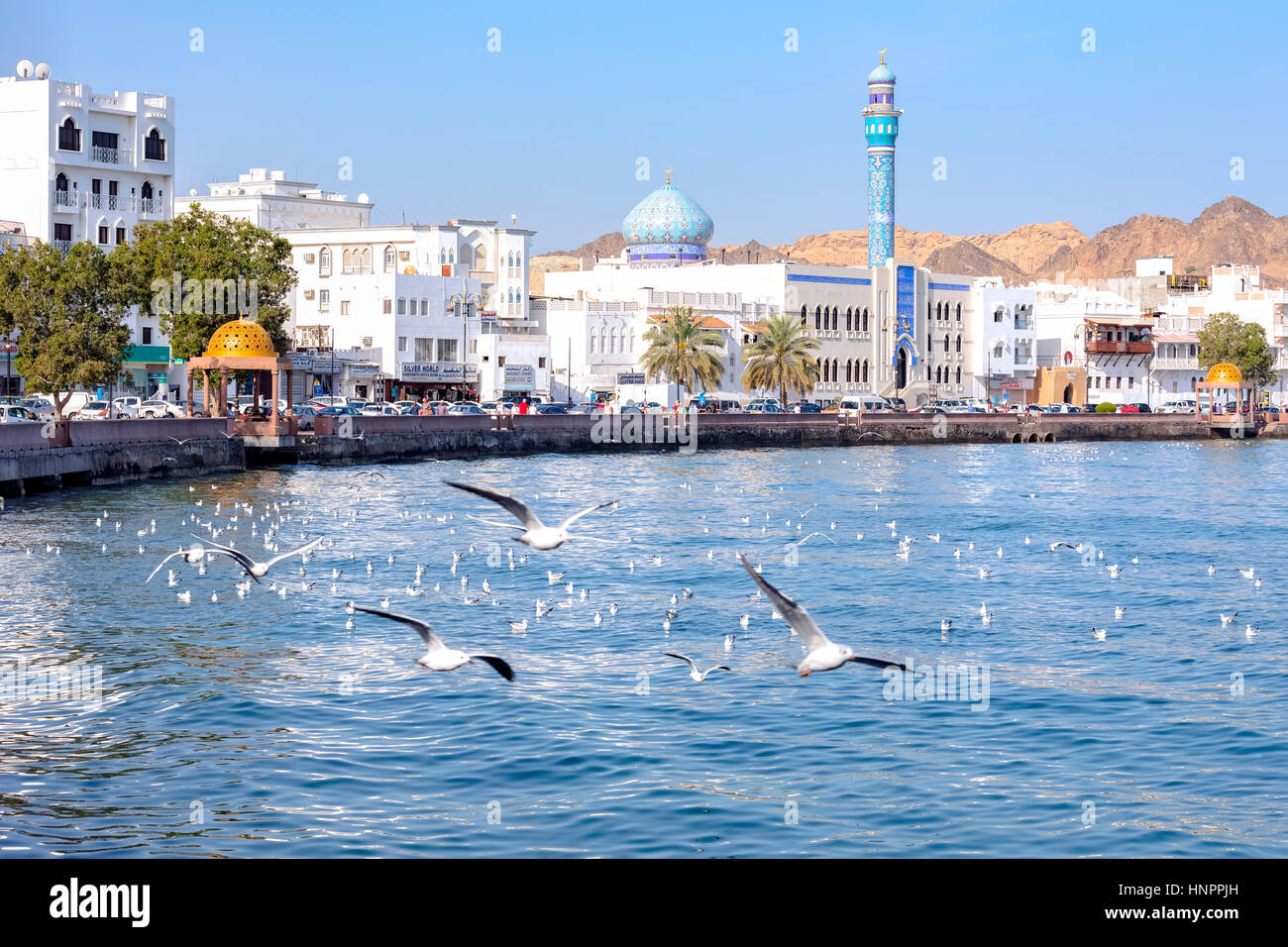 Blue Mosque, Muscat, Oman, Middle East, Asia Stock Photo - Alamy