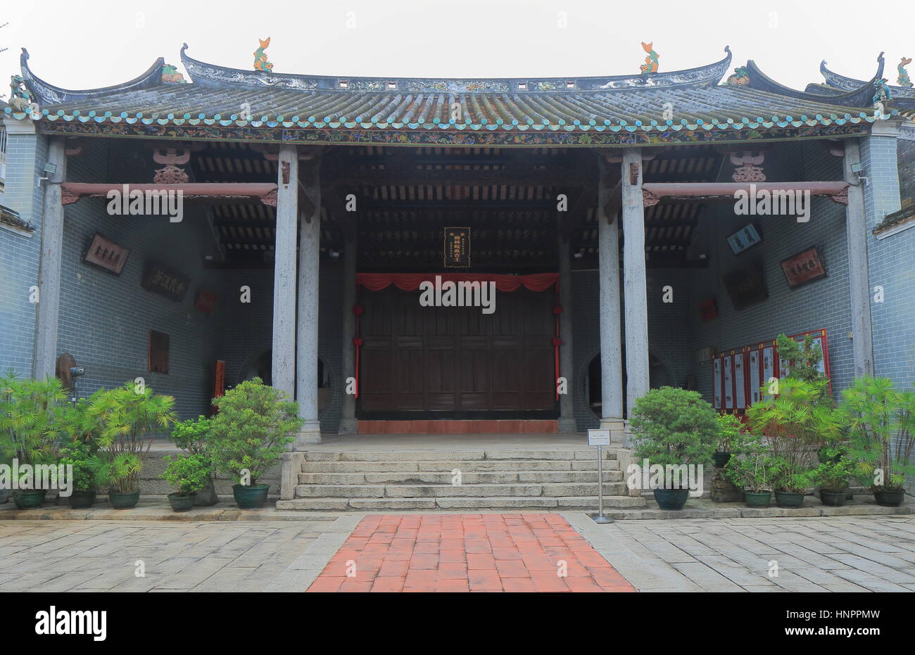 Ping Shan Heritage Trail historical Tang Ancestral Hall in Hong Kong ...