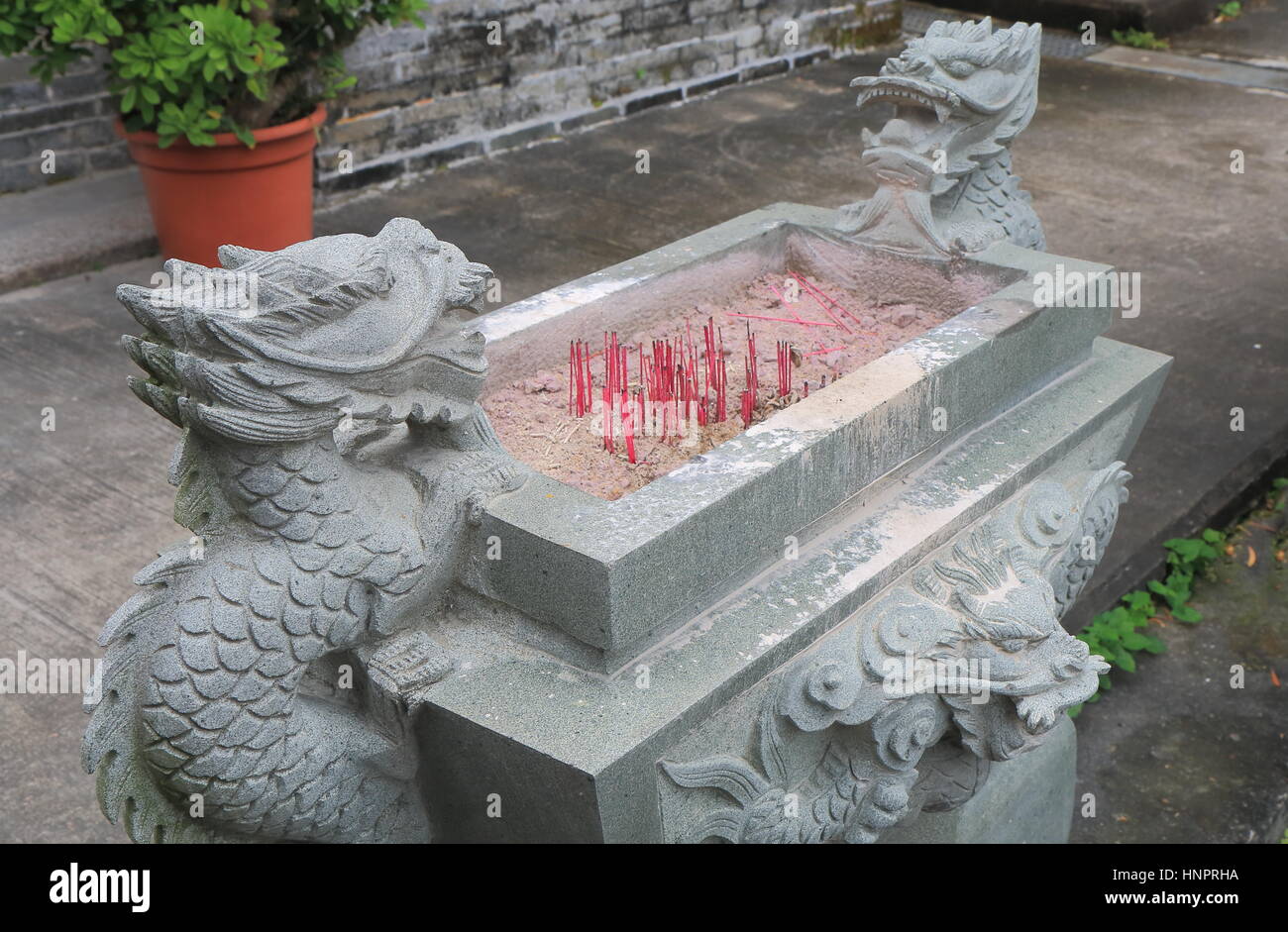 Ping Shan Heritage Trail Hung Shing Temple in Hong Kong Stock Photo - Alamy
