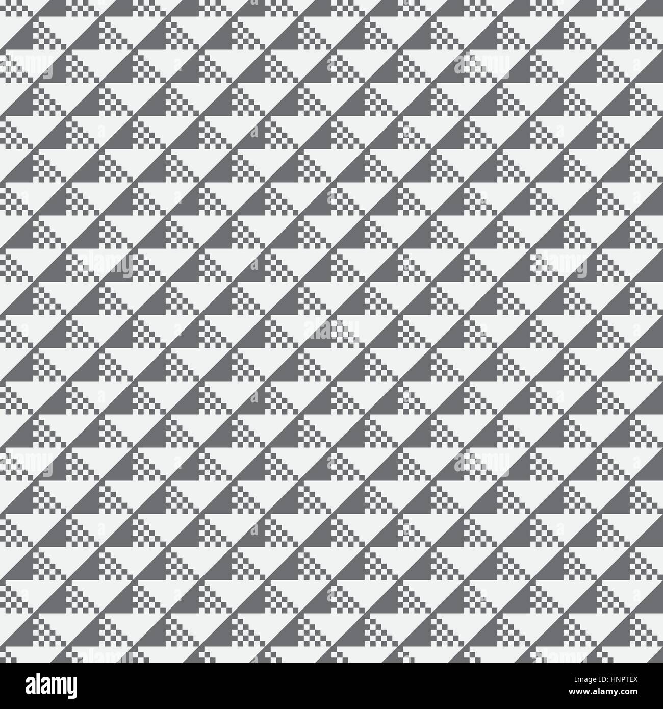 Seamless pattern. Classic geometric texture with repeating pixel ...