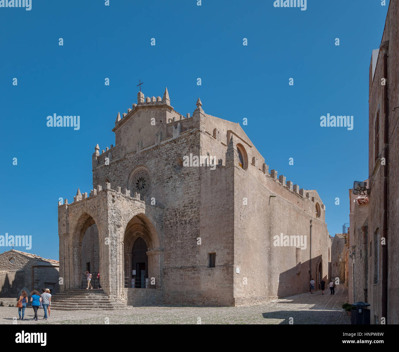 Sicily erice church medieval hi-res stock photography and images - Alamy