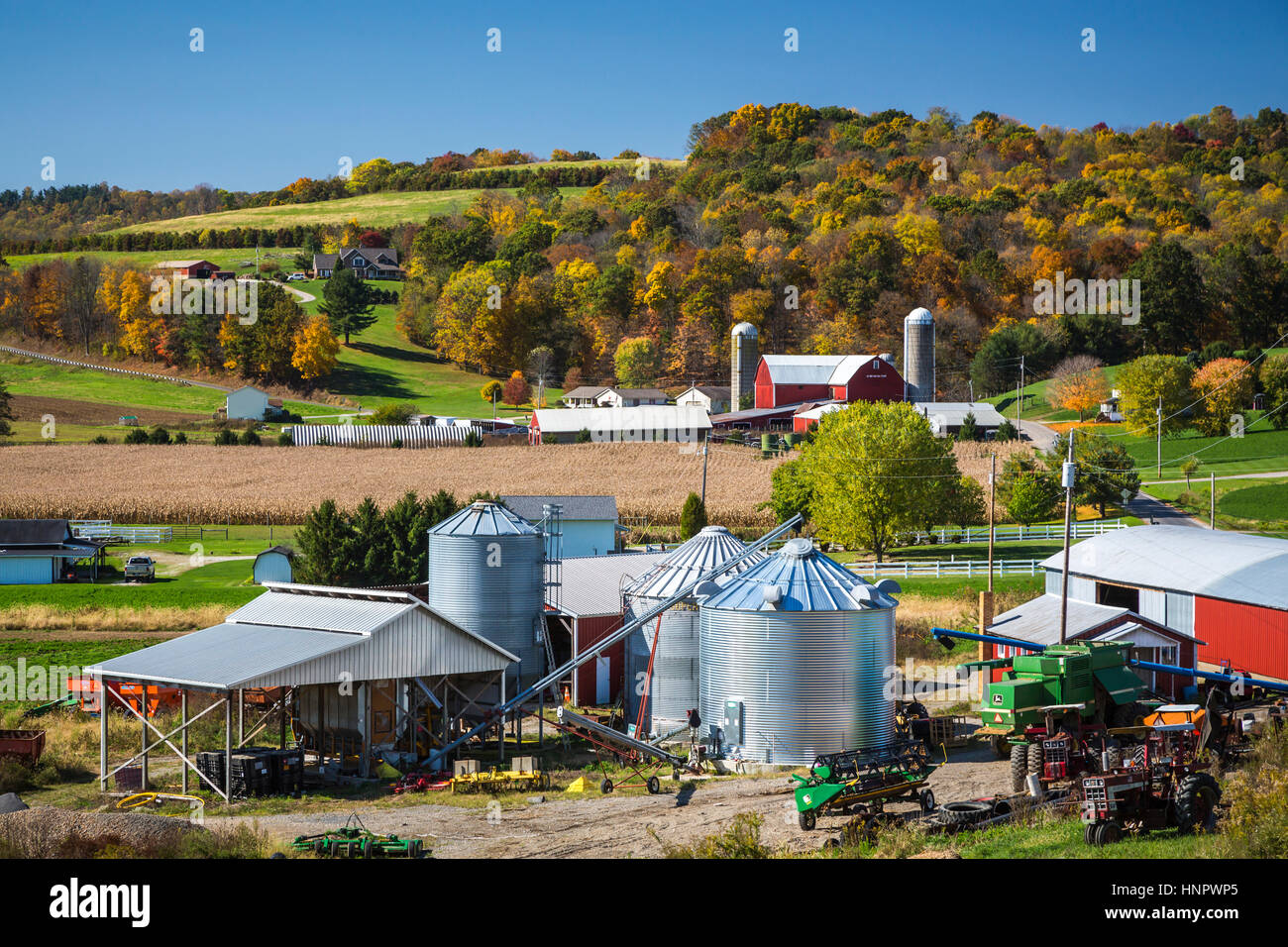 A farm in Coshocton County, Ohio, USA Stock Photo - Alamy